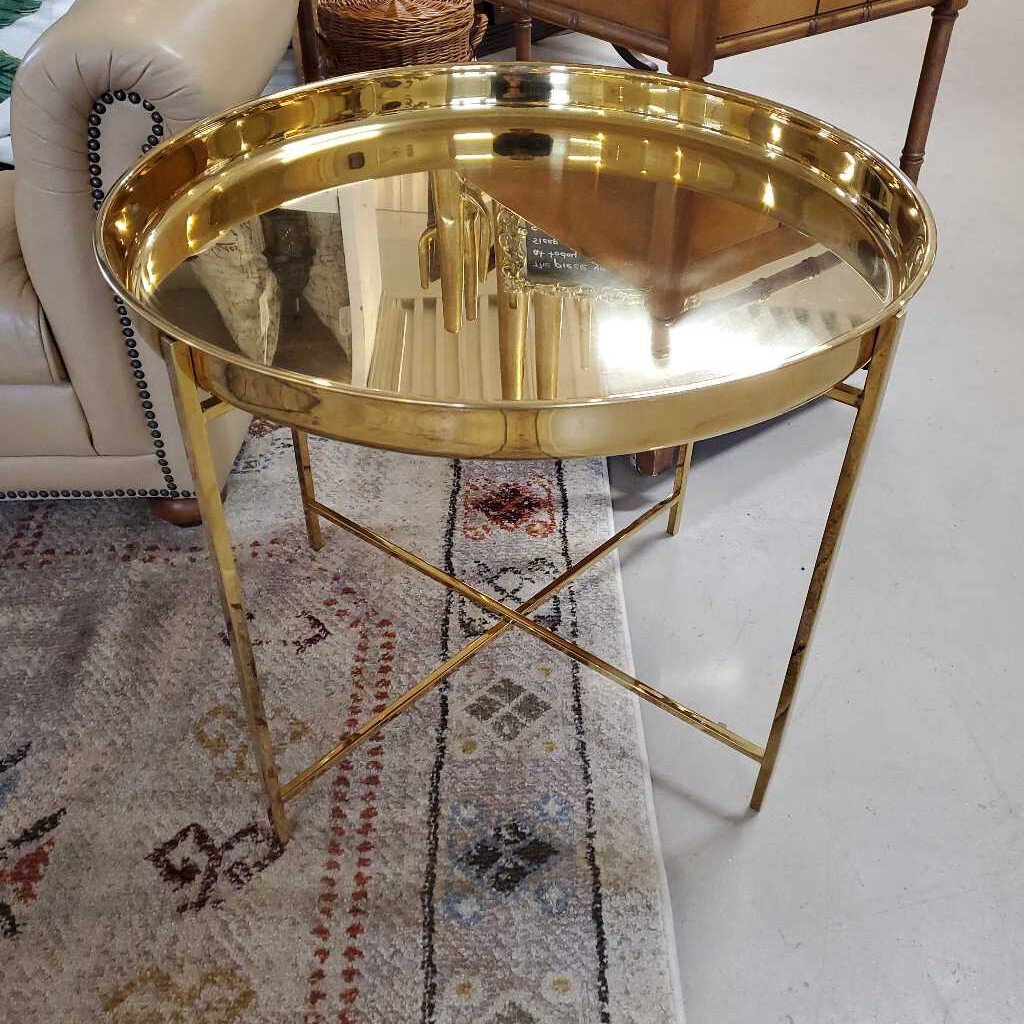 GOLD TRAY TABLE – Next Time Around